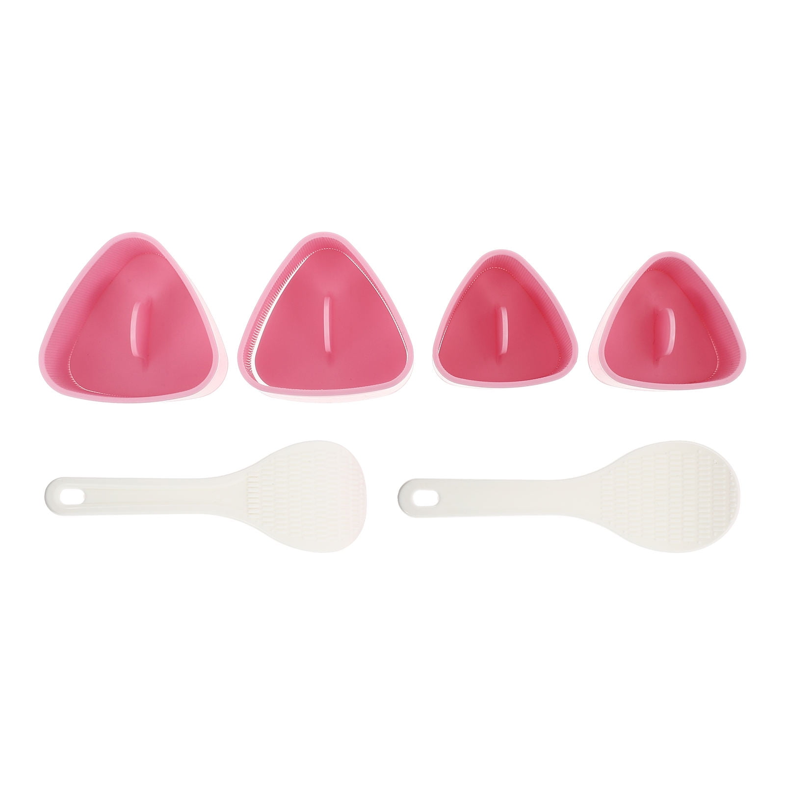 RENACLIPY 2 Sets Onigiri Making Tools with Triangle Sushi Molds, Food ...