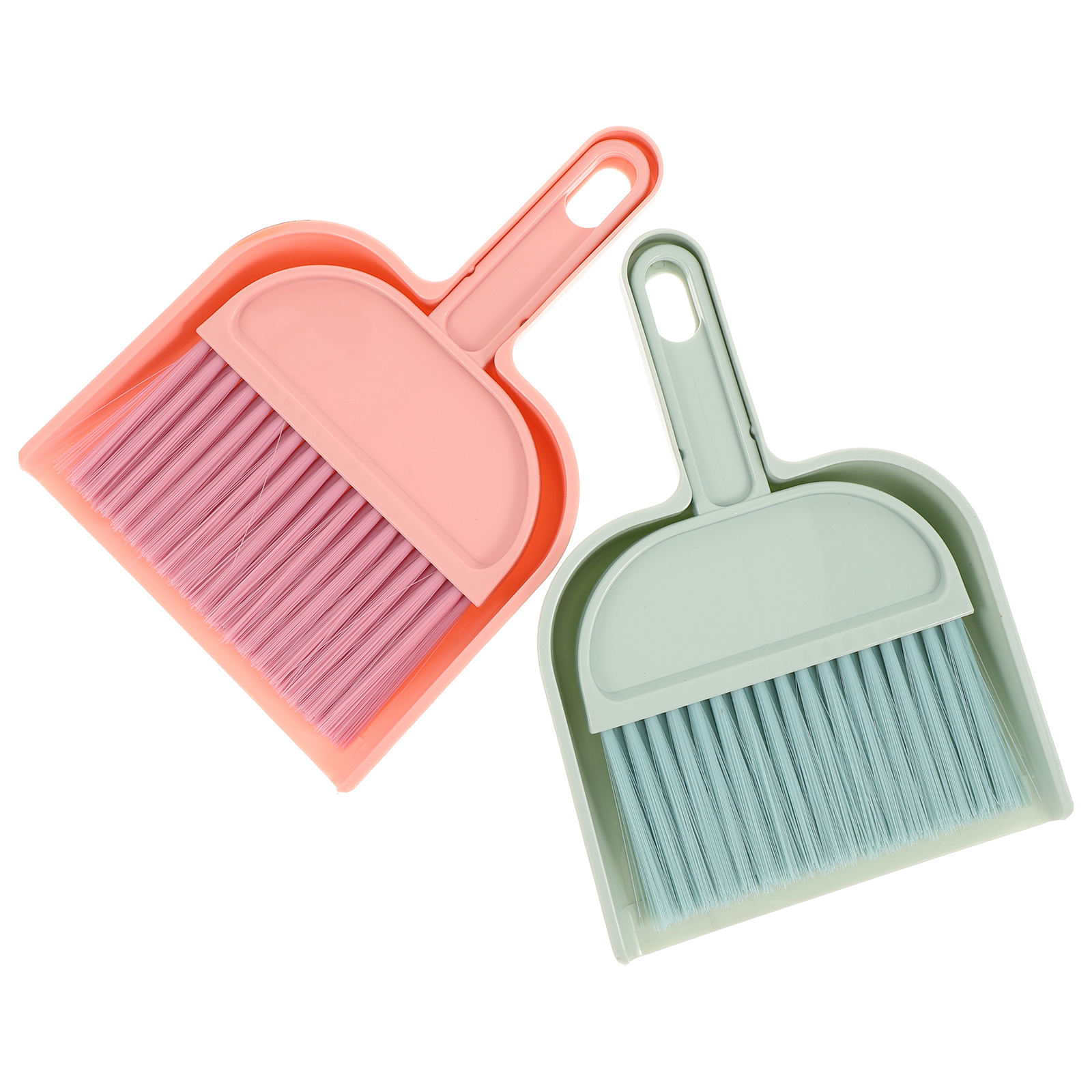 RENACLIPY 2Sets Pink Mini Broom and Dustpan for Children and Adults ...