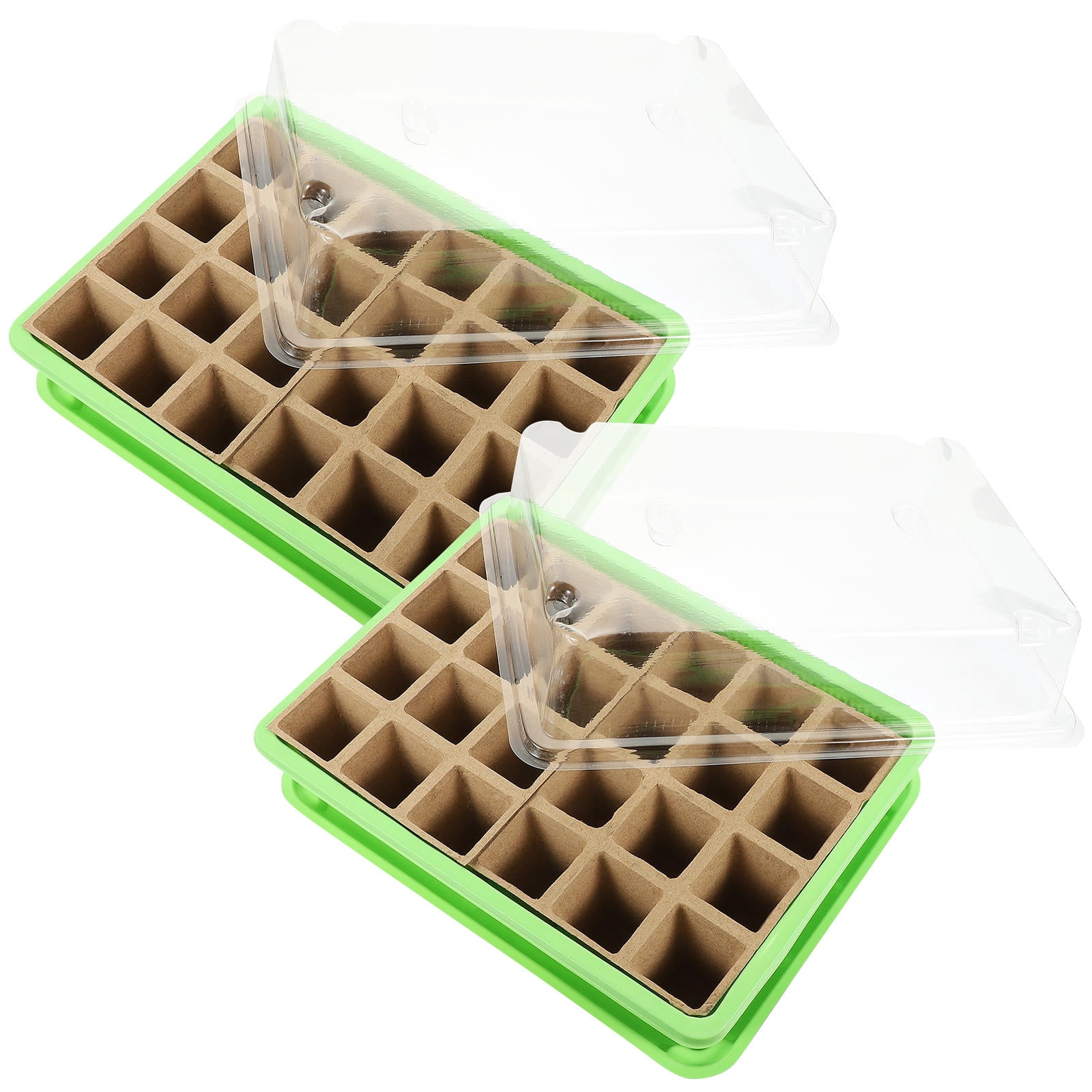 RENACLIPY Vegetable Planting Tray Rectangular Abs 2 Sets 10.6X7.9In ...