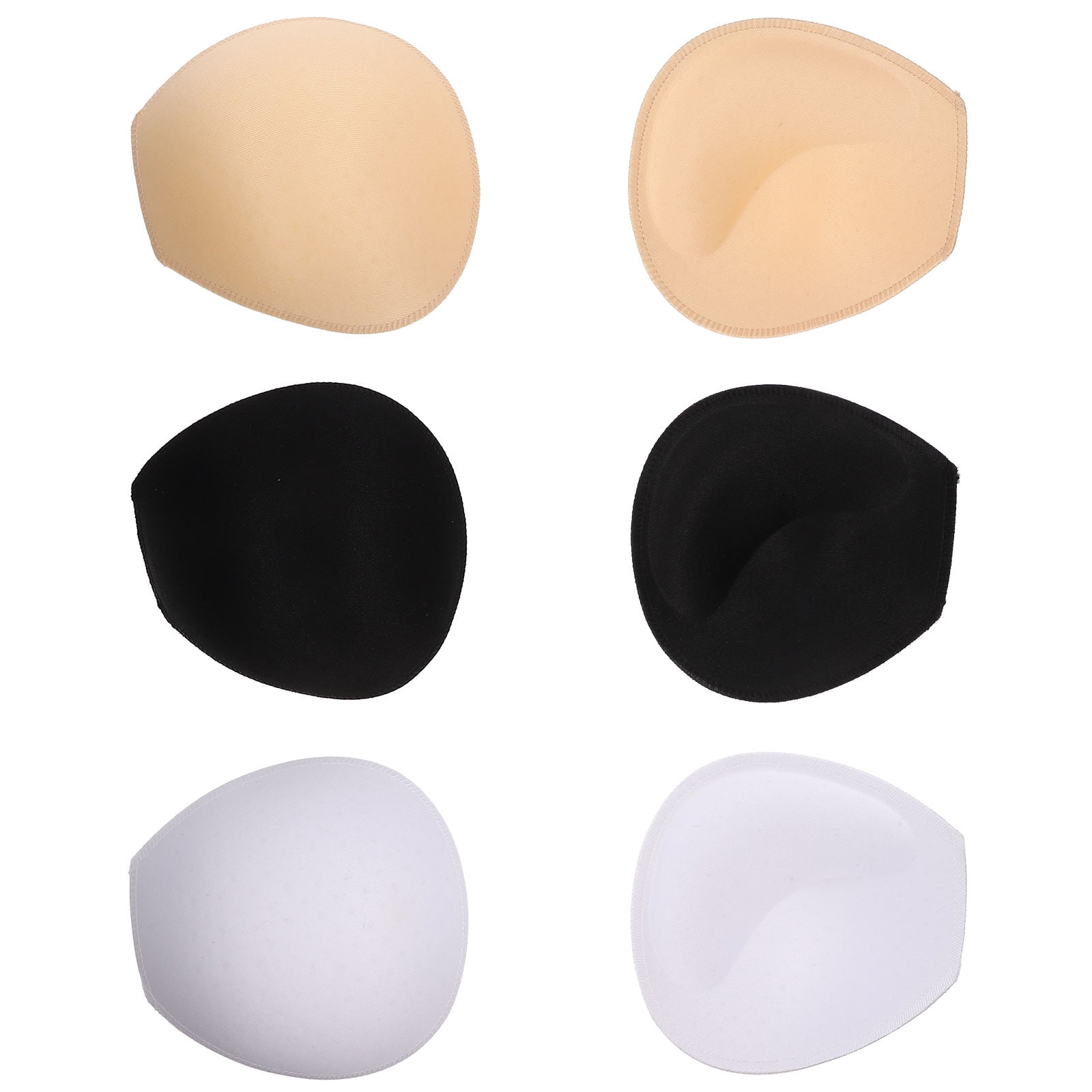 RENACLIPY Removable Round Pads for Bras Inserts 3 Pairs Everyday Wear ...