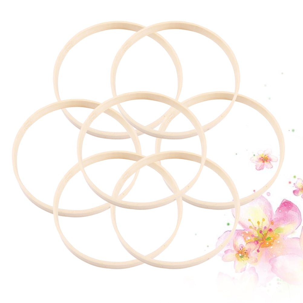 RENACLIPY Natural Bamboo Rings for Dreamcatchers and DIY Projects 30Pcs - Walmart.com