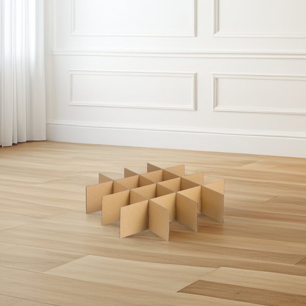 RENACLIPY Beige Cardboard Box Dividers for , Space-Saving Organizers ...