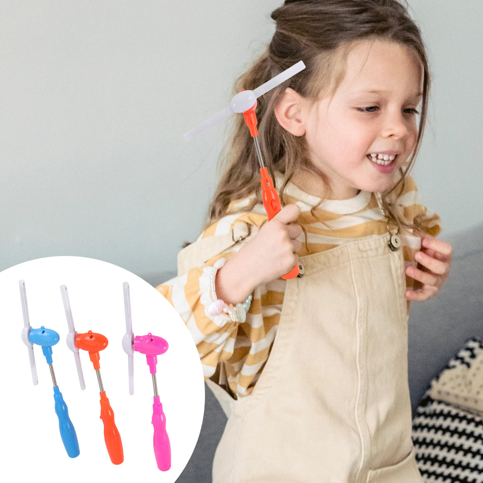 RENACLIPY 3Pcs Music Toy Stick Shining and Rotating for Toddlers and ...