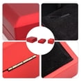 RENACLIPY 3-Pack Red Jewelry Display Boxes with LED Lights and Wear ...