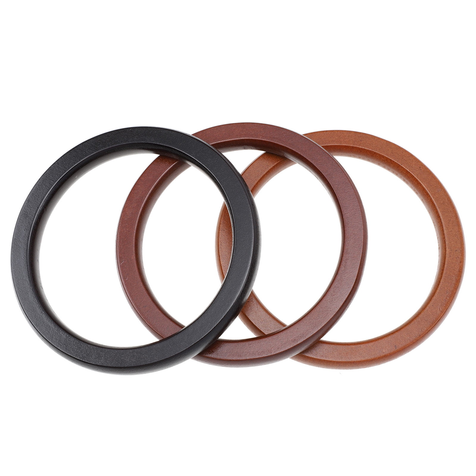 RENACLIPY 3Pcs Replacement Handles for Bags Dark Brown for DIY ...