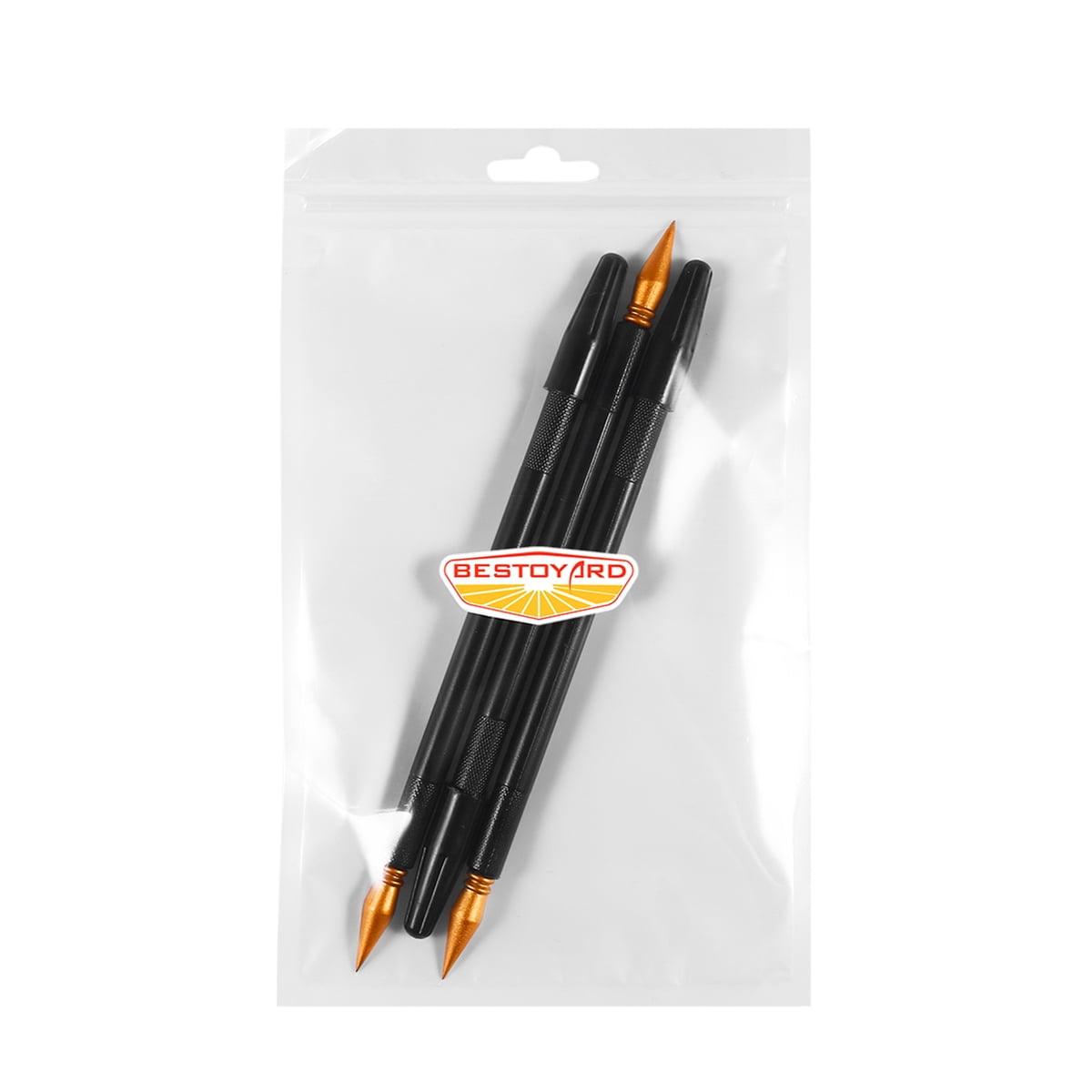 RENACLIPY 3-Pack Black Scratch Drawing Pens with Stylus for Kids and ...