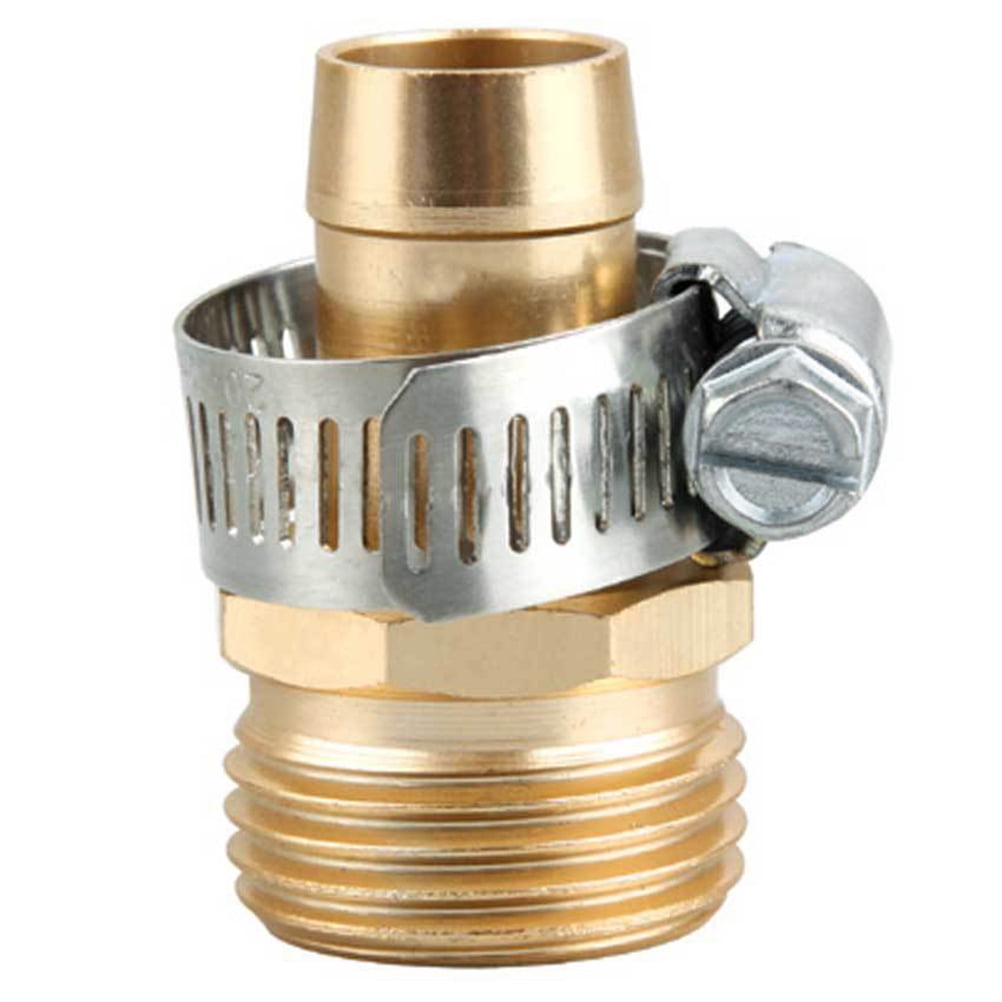 RENACLIPY 3Set Garden Hose Pipe Connector Round Metal Connector 8 x 3 x ...