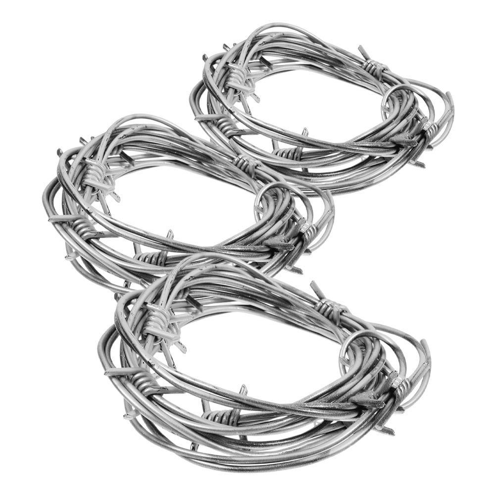 RENACLIPY 3pcs Fake Plastic Chain Barbed Wires Decoration For Haunted ...