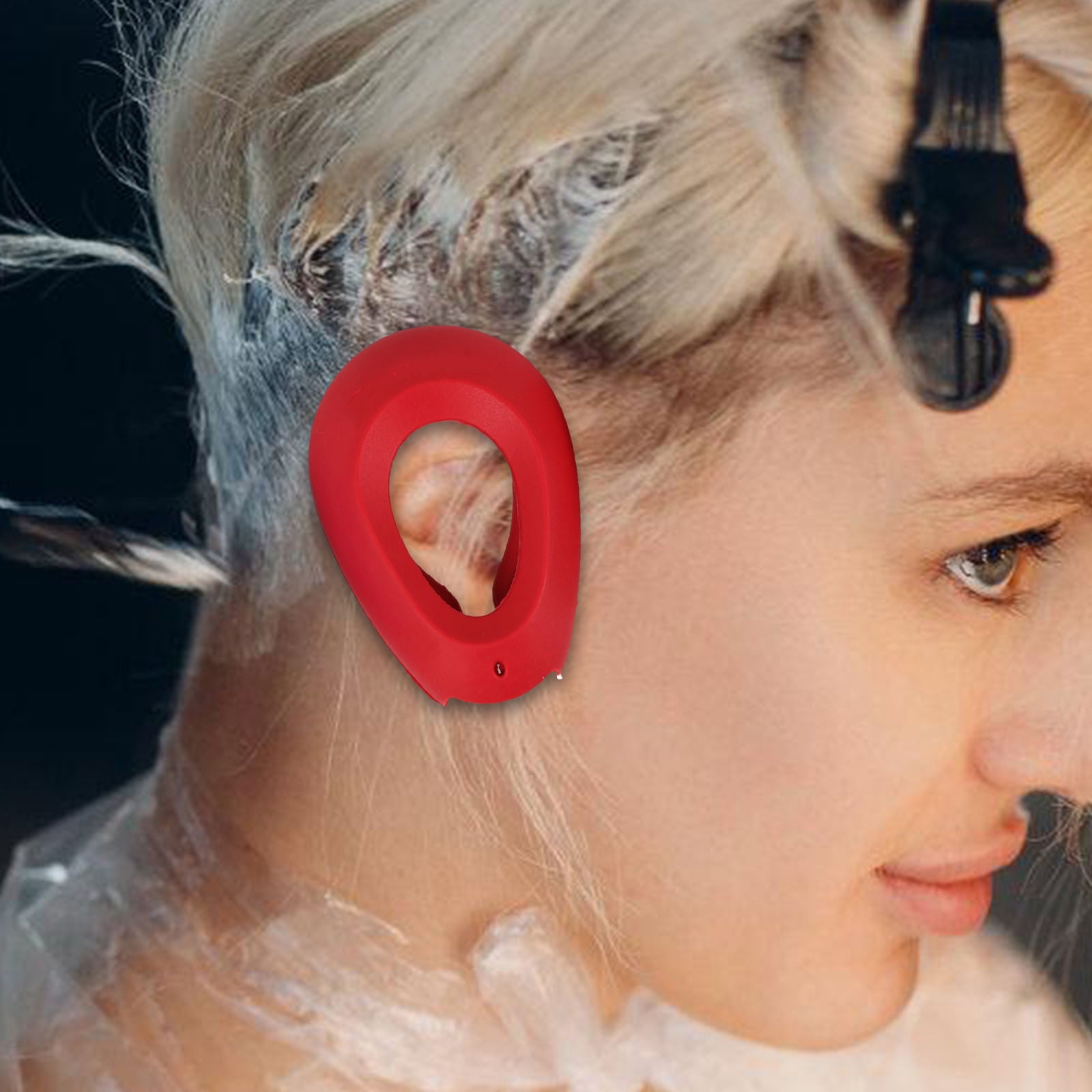 RENACLIPY Reusable Ear Caps for Hair Dyeing Soft Silicone Unisex 4Pairs ...