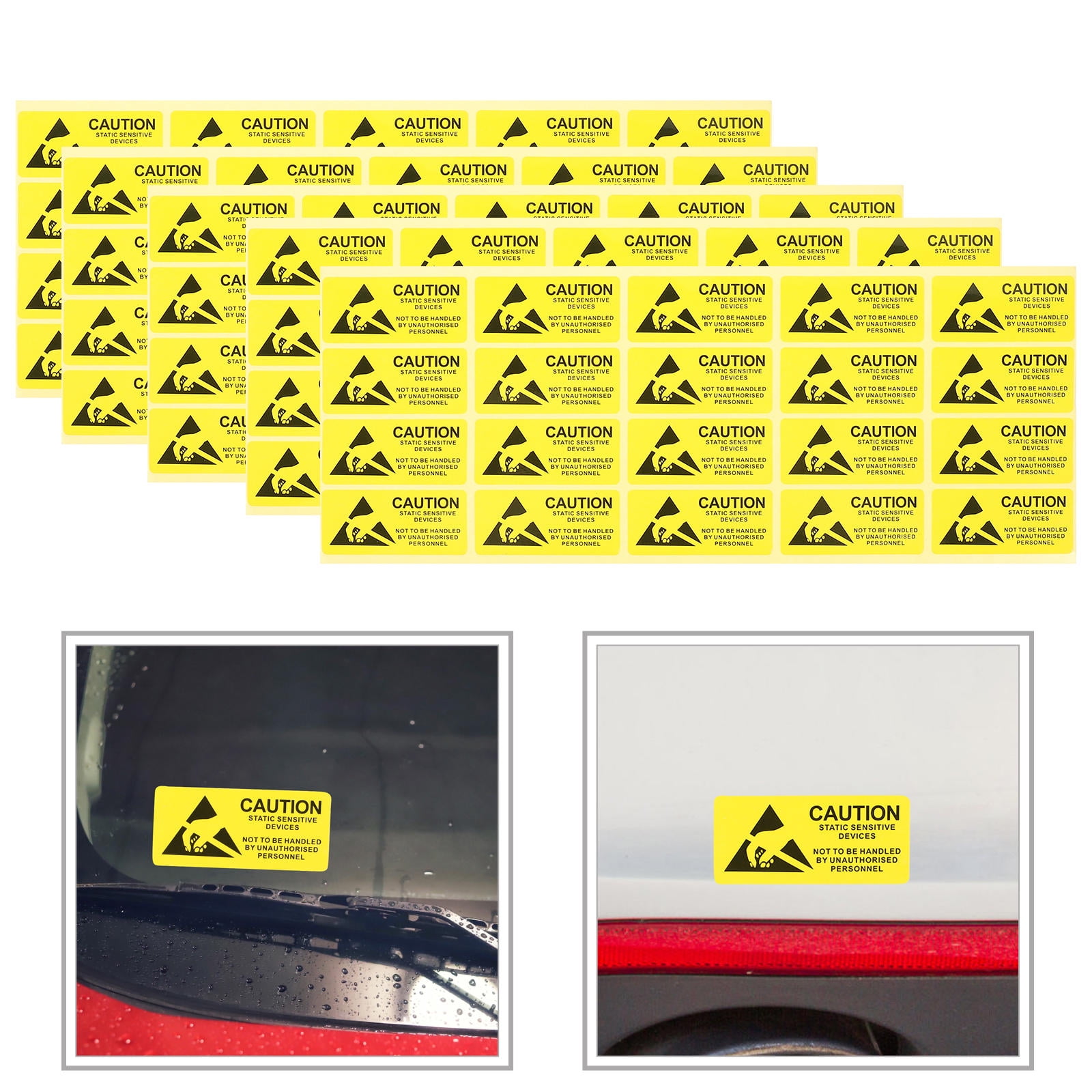 RENACLIPY 450pcs Anti-Static ESD Label Stickers for Office Use and ...