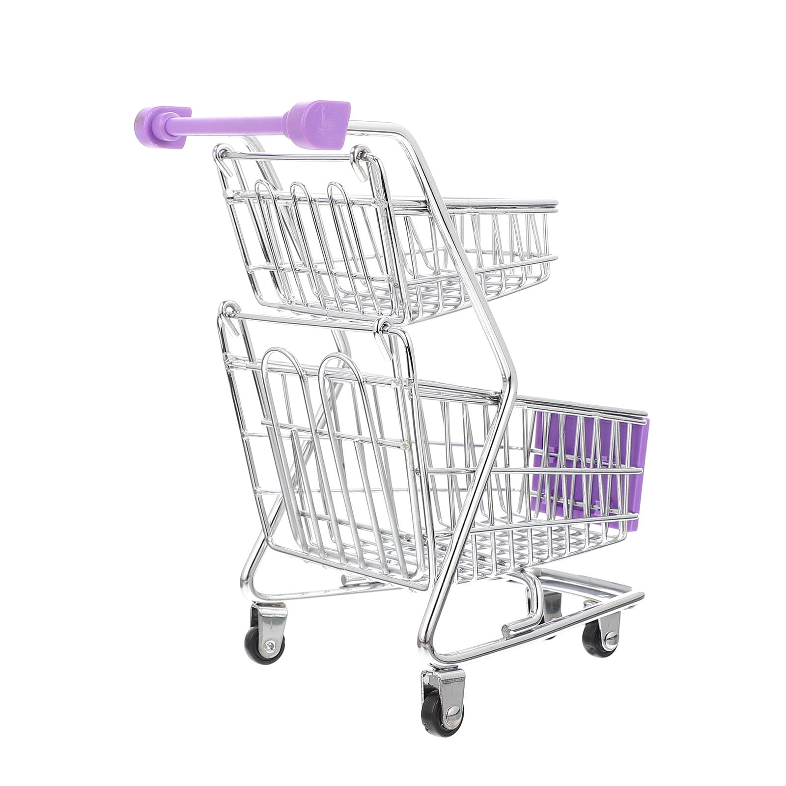 RENACLIPY Simple Design Shopping Cart Purple ABS 1Set - Walmart.com
