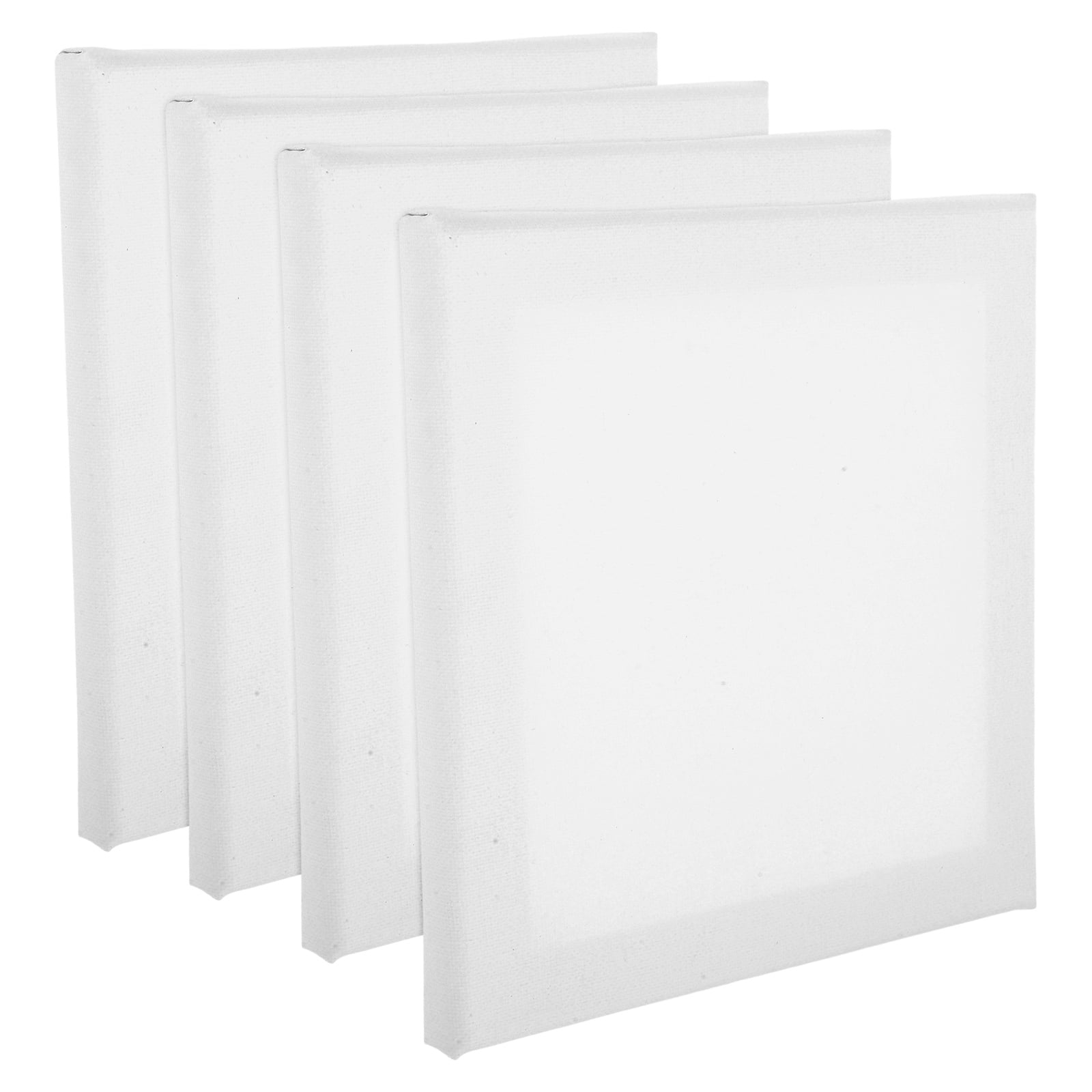 RENACLIPY Paint Board White Wood 4Set 7.9X7.9X0.8In - Walmart.com
