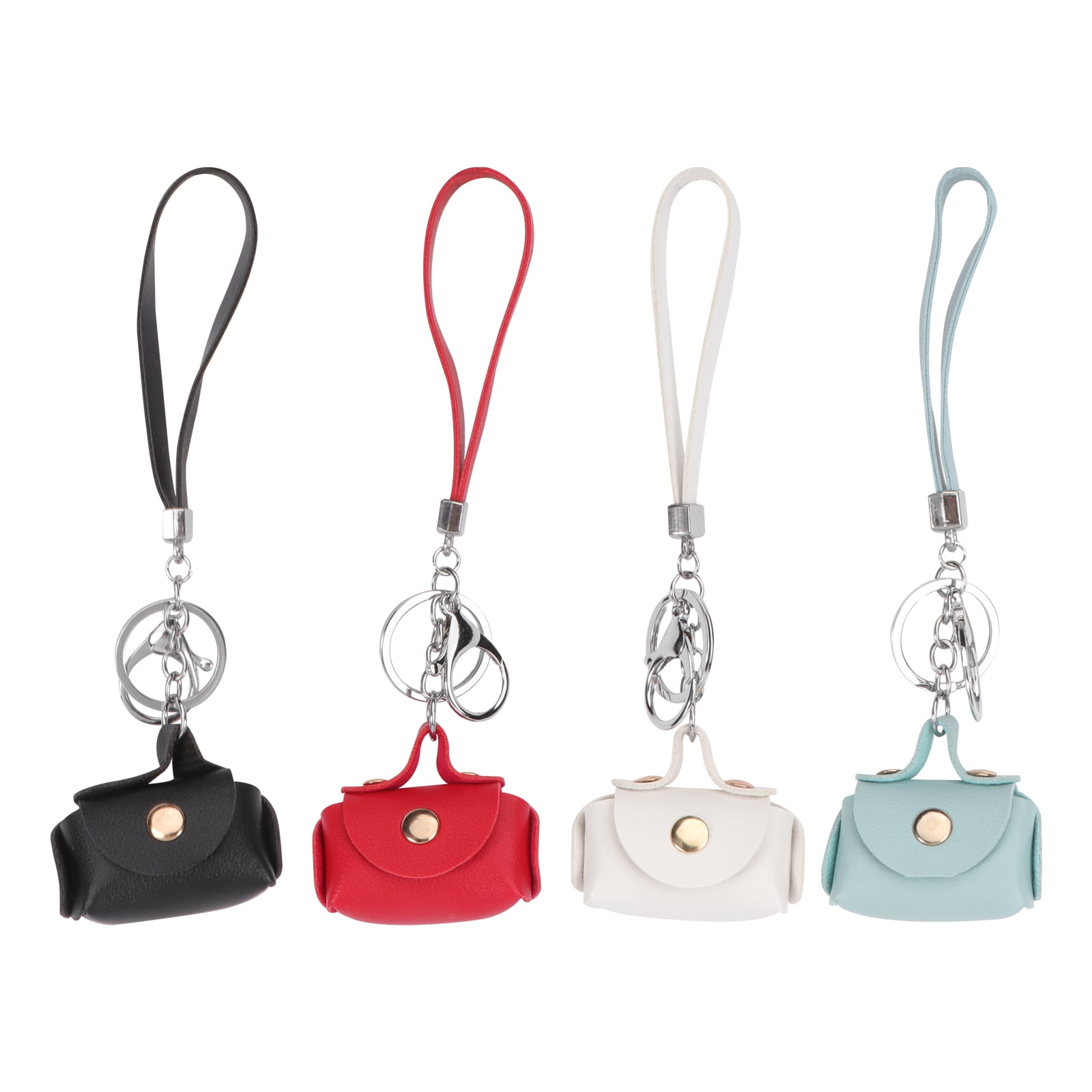 RENACLIPY 4Pcs Keychain Coin Purse for Women Mini Wallet Organizing ...