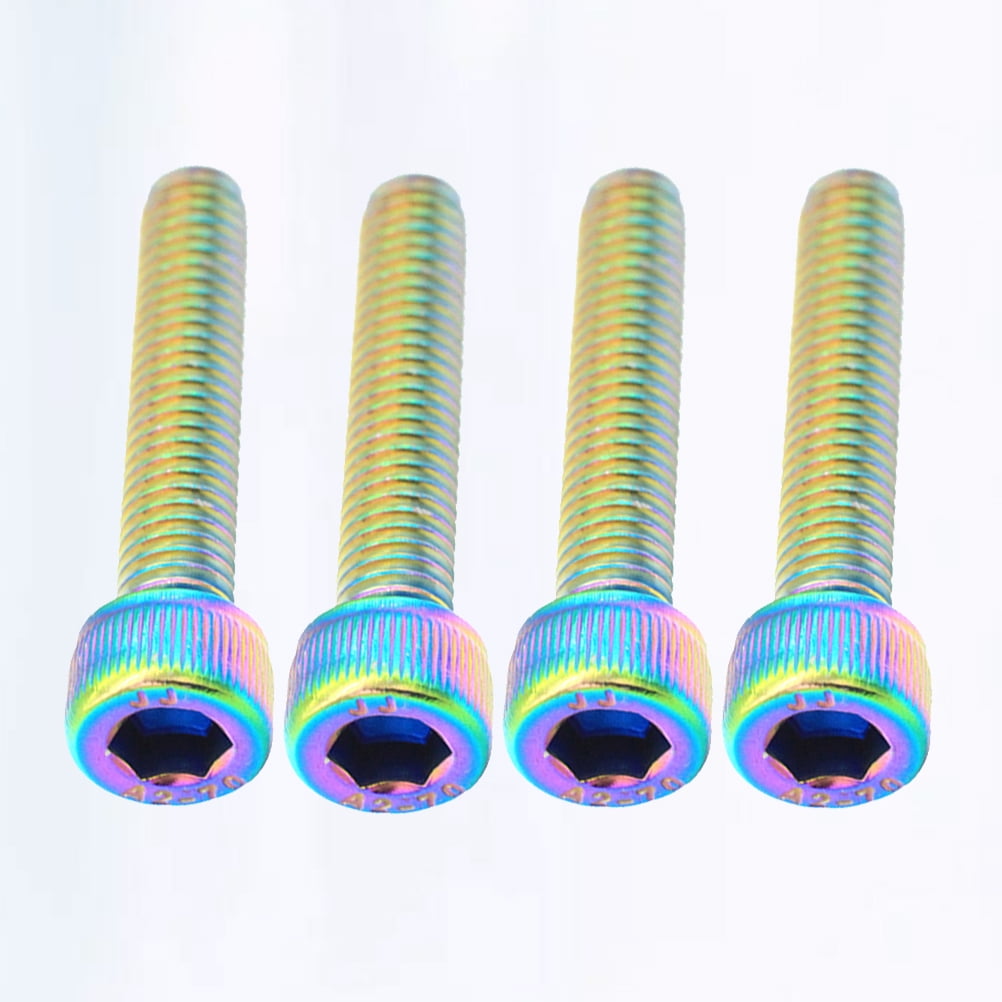 RENACLIPY 4Pcs Light Weight Bike Screws for Mountain Bike and Road Bike ...