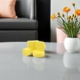 RENACLIPY 4Pcs Yellow Geometric Cube Photo Props Set Foam Photography ...