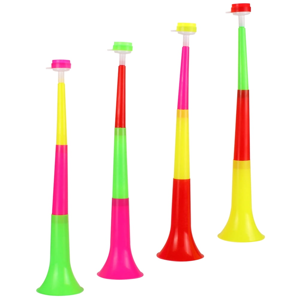 RENACLIPY Telescopic Design Toy Horn for Football Games 4Set Assorted ...