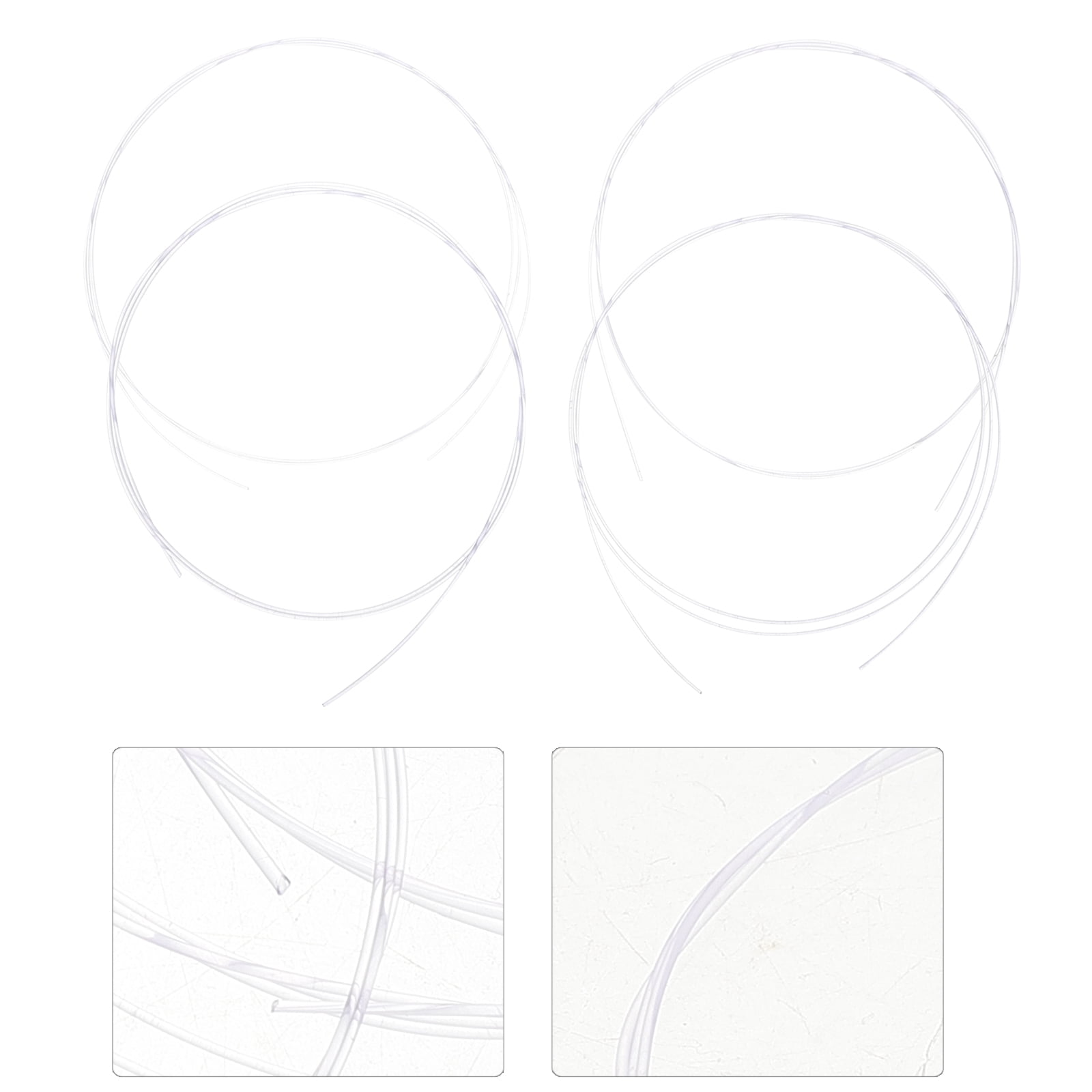 RENACLIPY 4Pcs Ukulele Strings Set Modified Nylon for Ukulele ...