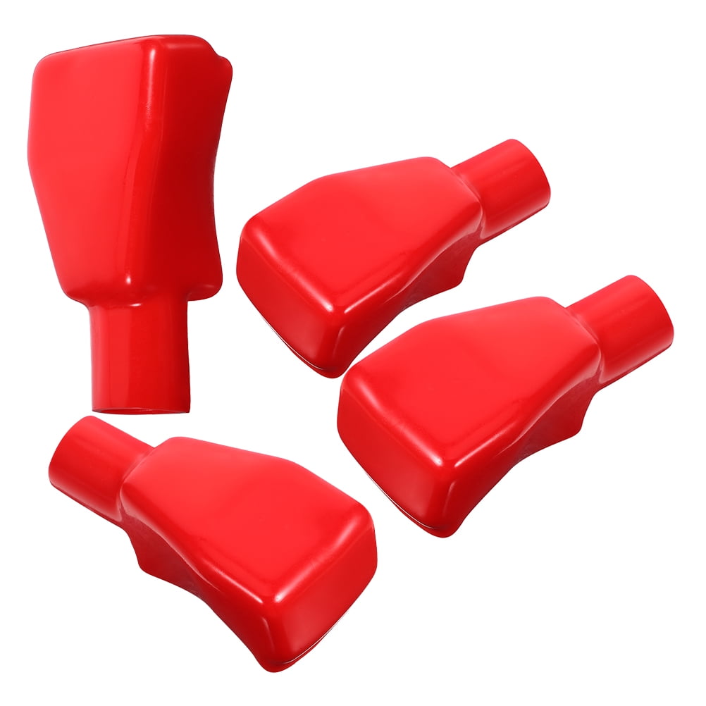 RENACLIPY 4pcs Terminal Caps PVC Covers for Car Maintenance and ...
