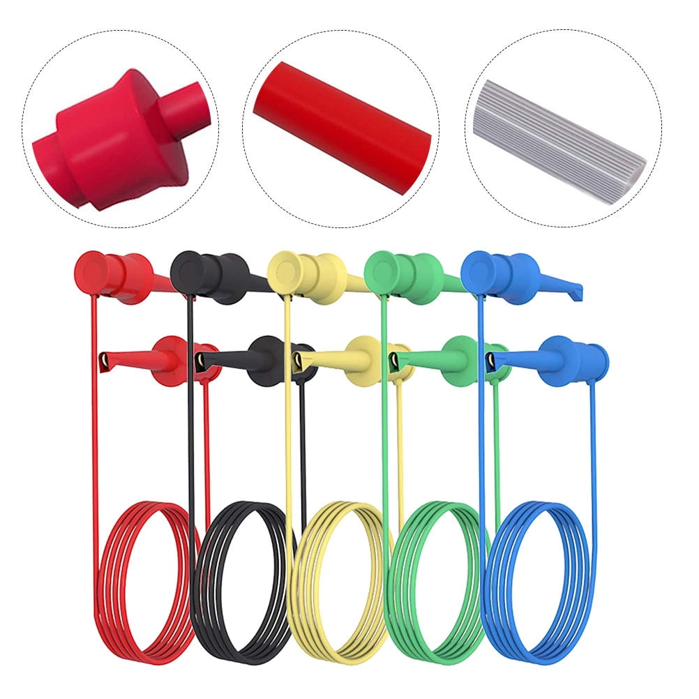 RENACLIPY Copper Test Wires Ic Clip High Conductivity 5Pcs for Industry ...