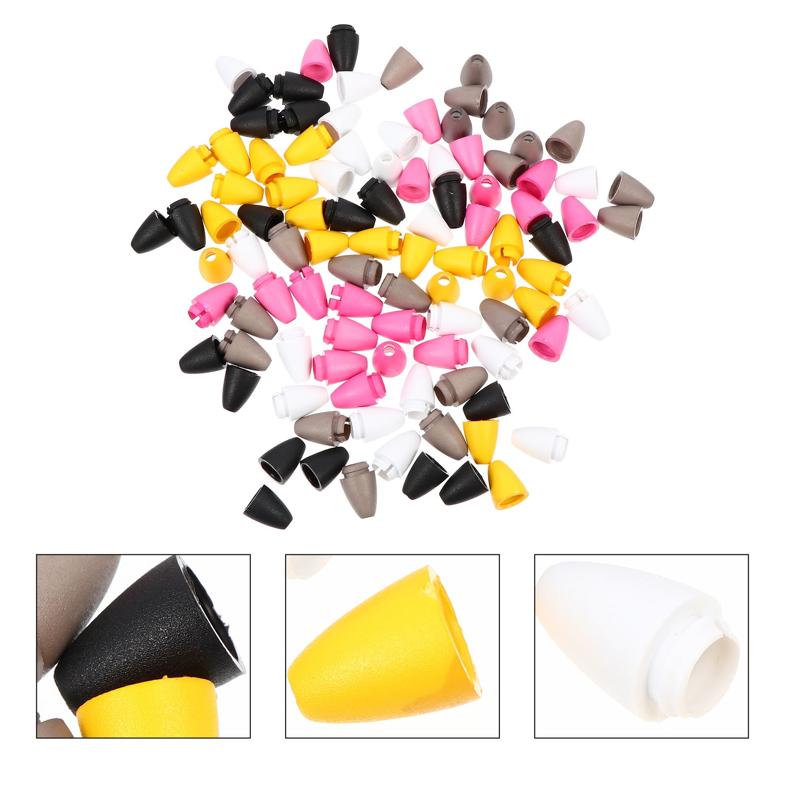 RENACLIPY 50Pcs Plastic Breakaway Clasps Lightweight Buckle Connectors ...