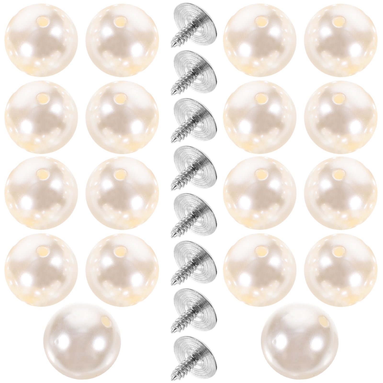 RENACLIPY 50Pcs Buttons Crafting Pearl for Sewers and Craft Enthusiasts ...