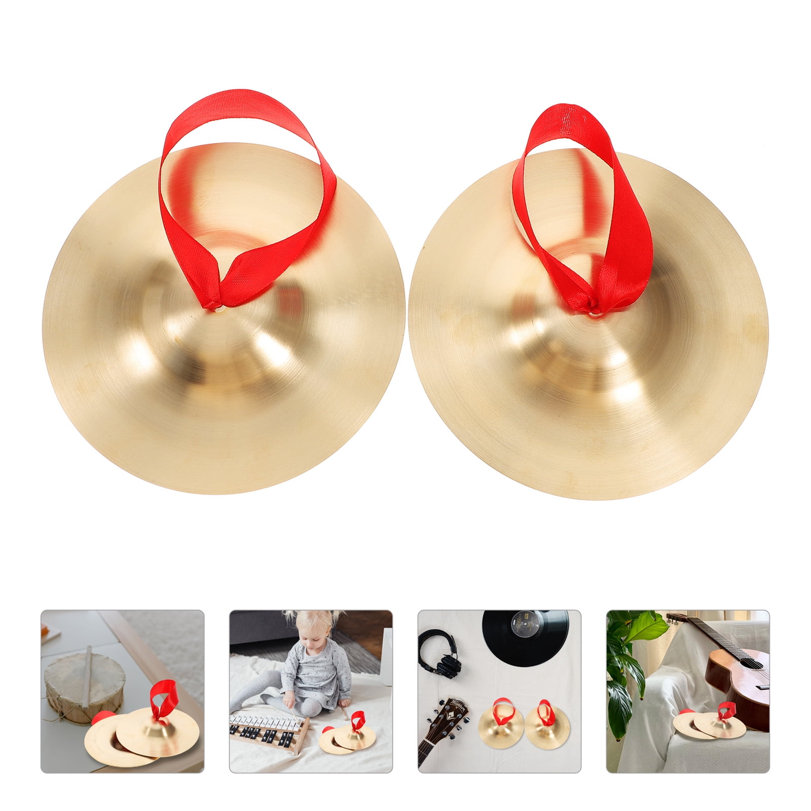 RENACLIPY 50Pcs Classic Design Round Cymbals Suitable for Children ...