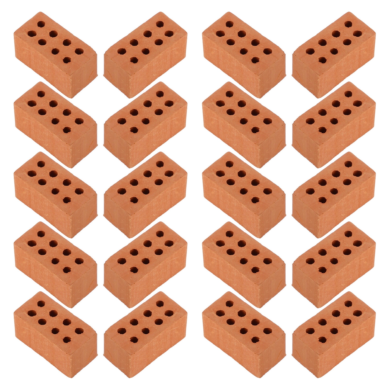RENACLIPY 50Pcs Miniature Bricks for Dioramas and Miniature Landscapes ...