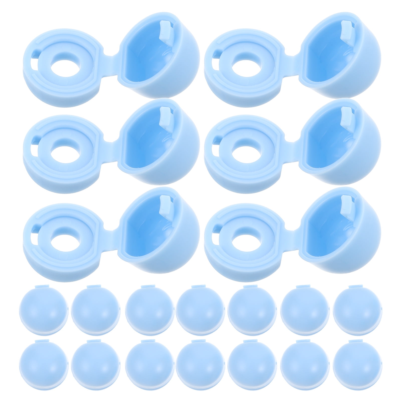 RENACLIPY 50Pcs Plastic Nut Guards with Integrated Fit for Industrial ...
