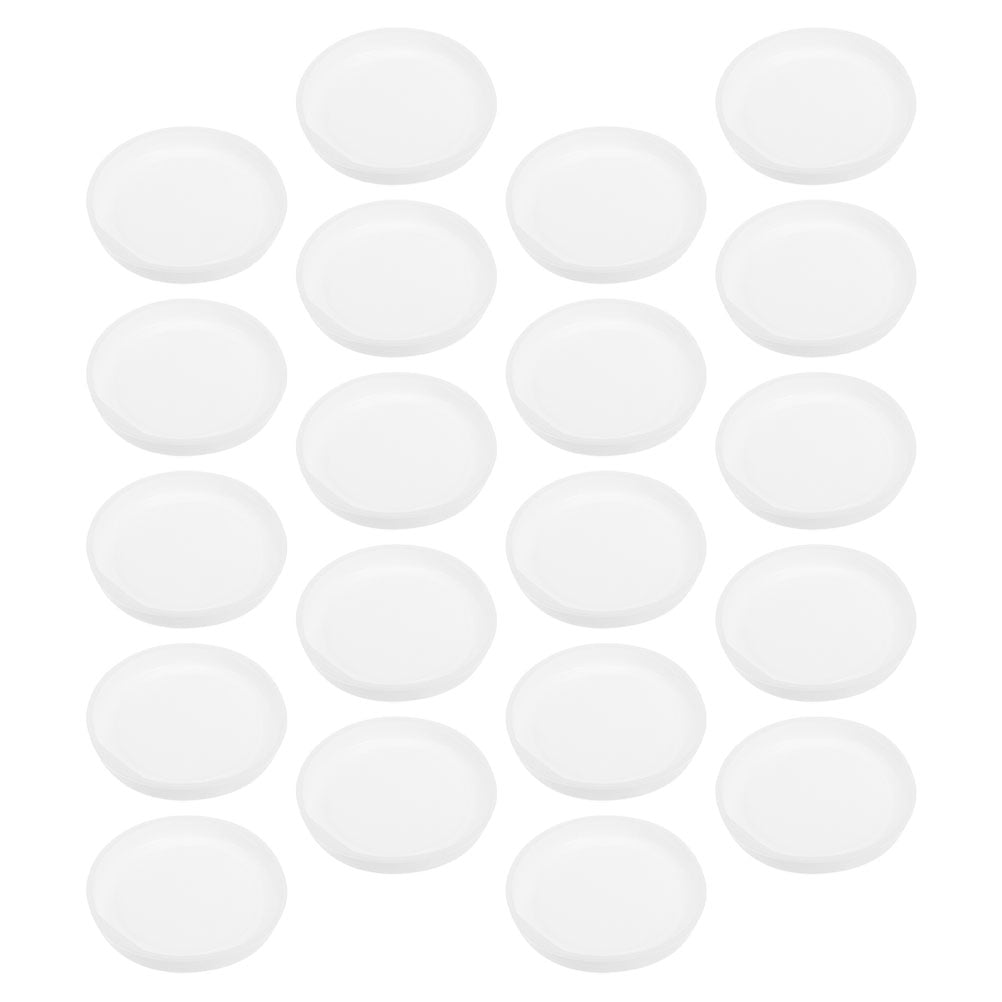 RENACLIPY 50Pcs White Plastic Tube End Plugs for Cardboard Mailing ...