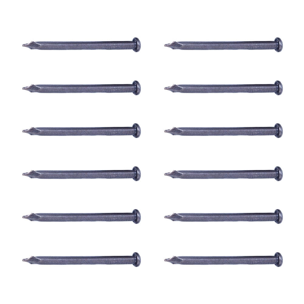 RENACLIPY 50Pcs Cement Steel Nails Black Plated Corrosion Resistant for ...