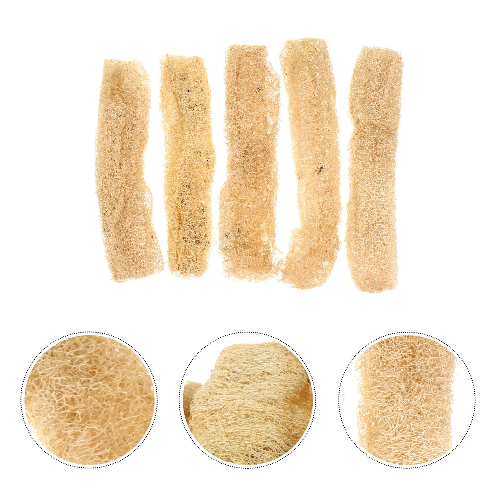RENACLIPY 5Pack Natural Loofah Pet Toy Design for Guinea Pigs and ...