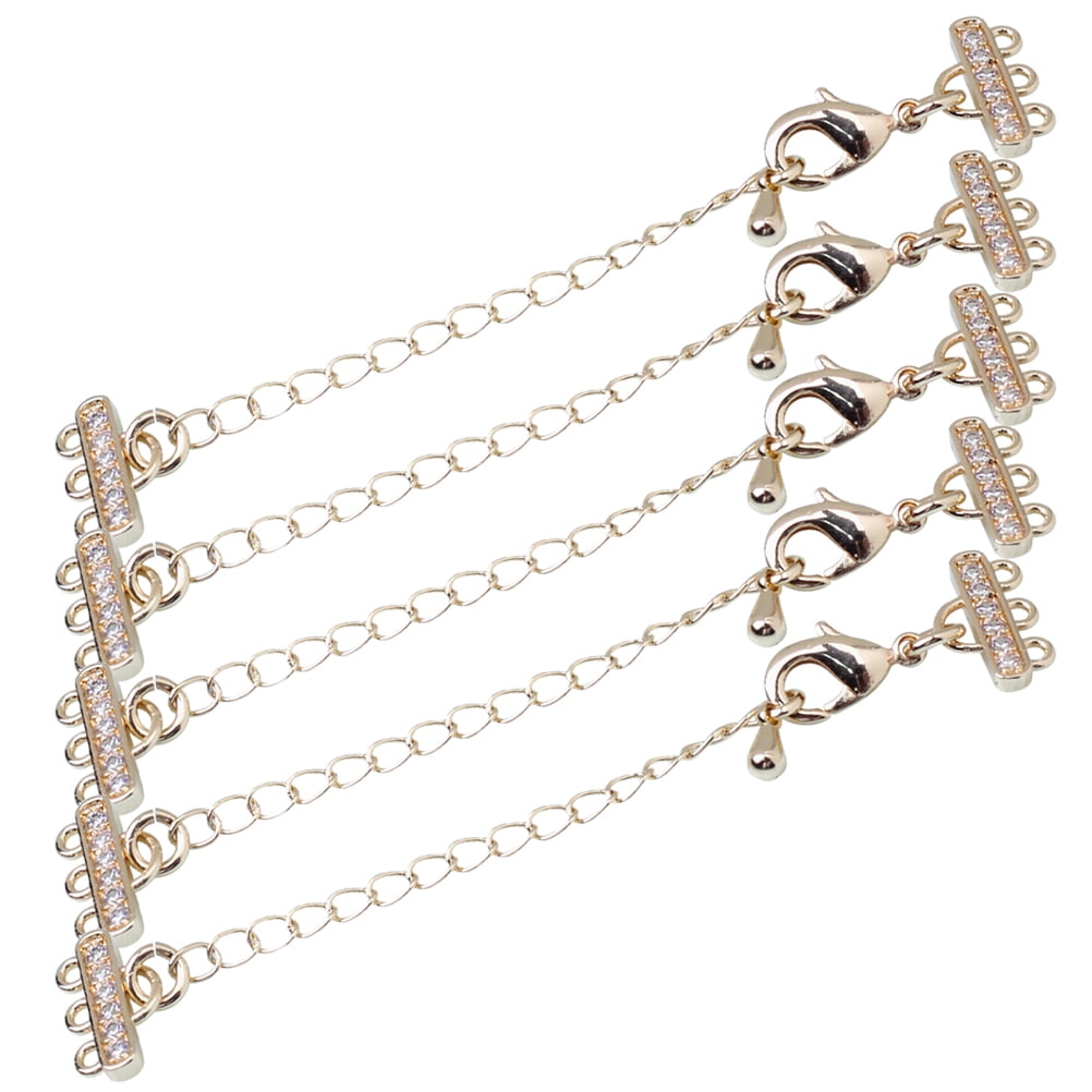 RENACLIPY Jewelry Making Chain Bracelet Extenders Women Golden DIY ...