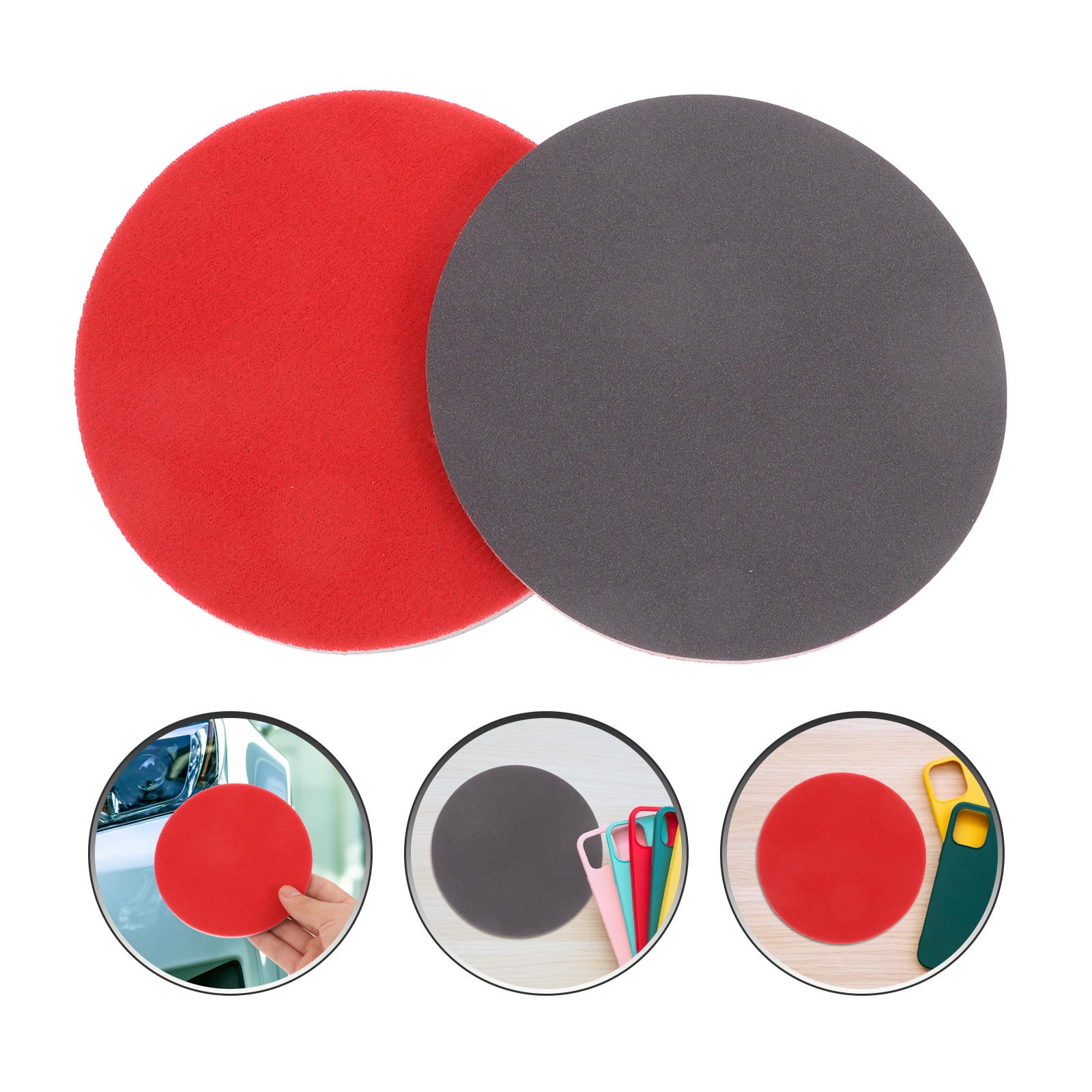 RENACLIPY 5pcs Round Multi-Color Sanding Blocks for Automotive ...