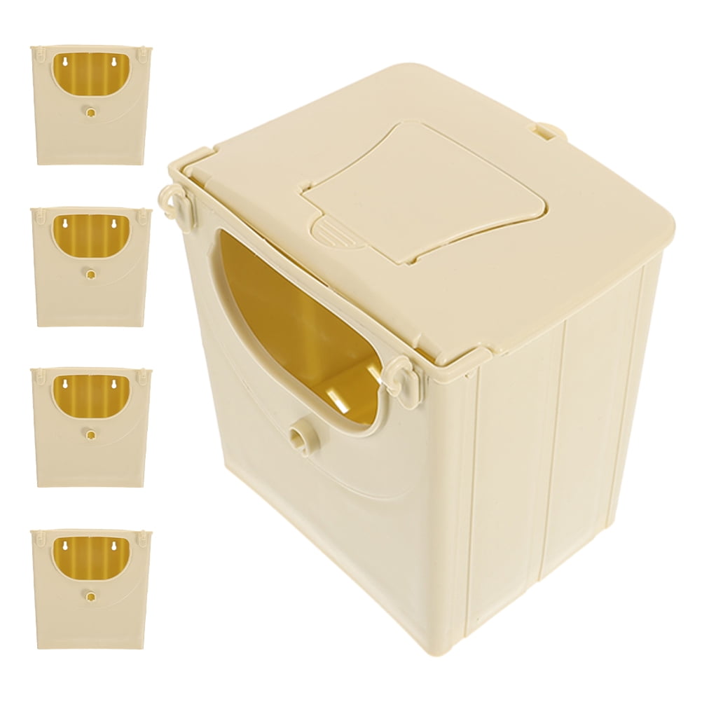 5pcs Plastic Bird Breeding Boxes Nesting Houses for Parakeets Small ...