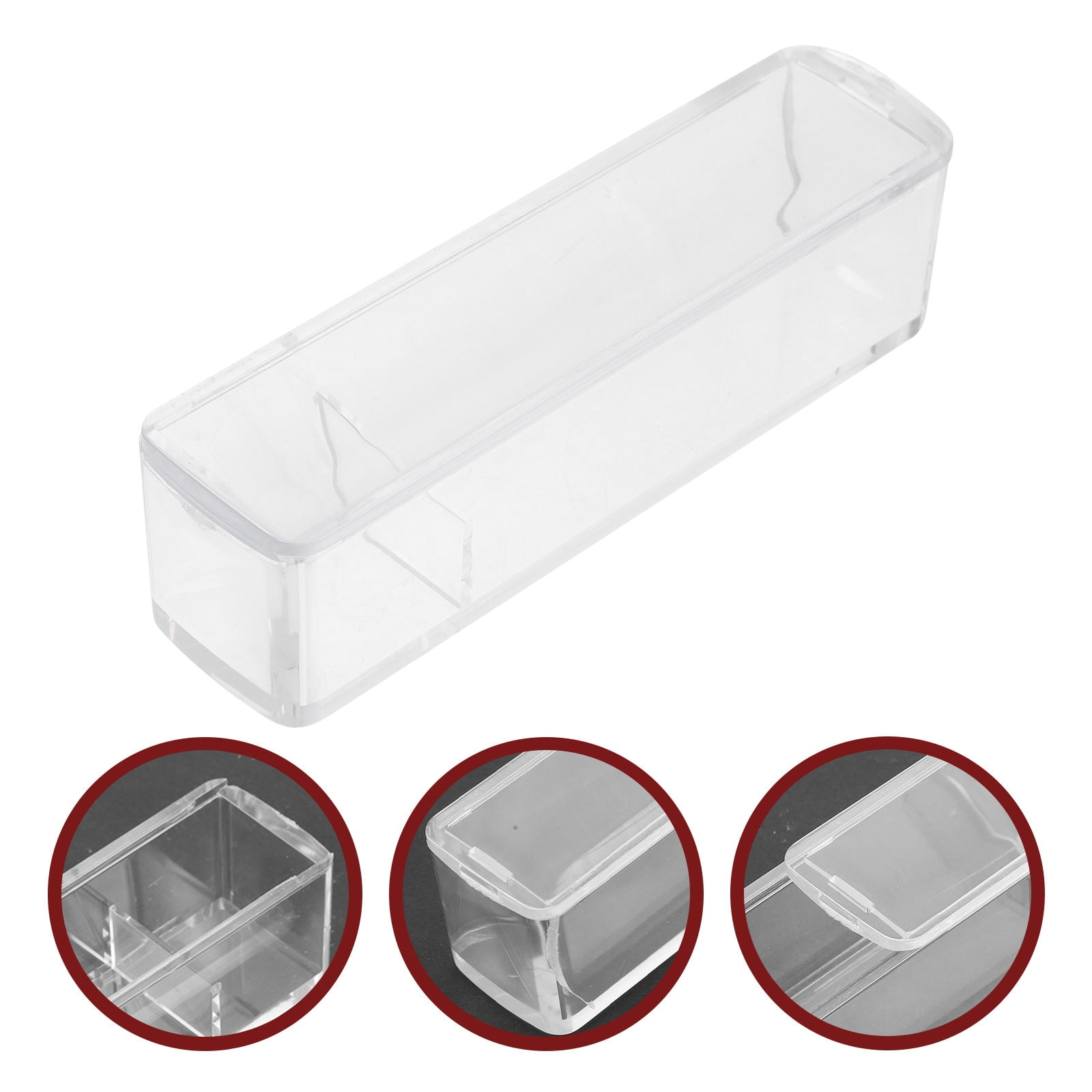 RENACLIPY Durable Transparent ABS Office Seal Box for Safe Long-Term ...