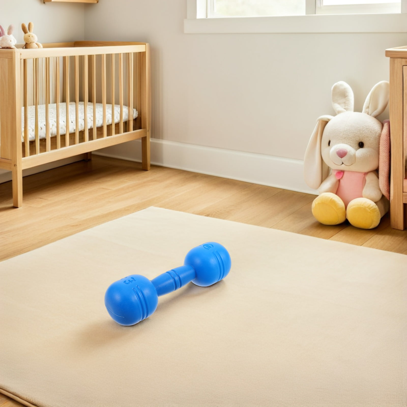 RENACLIPY 6 Pair Ergonomic Handle Dumbbells for Kids Assorted Colors ...