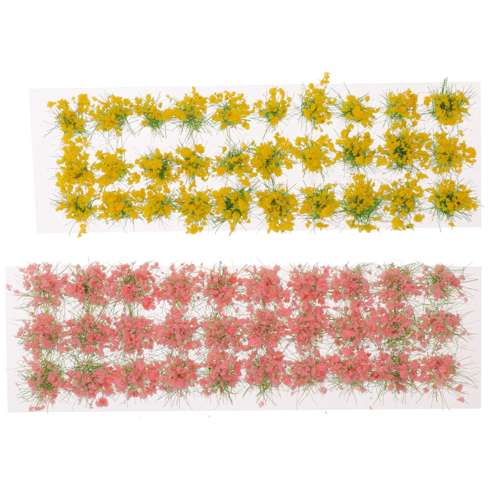 RENACLIPY Realistic Static Flower Assorted Colors Plastic Model Scenery ...