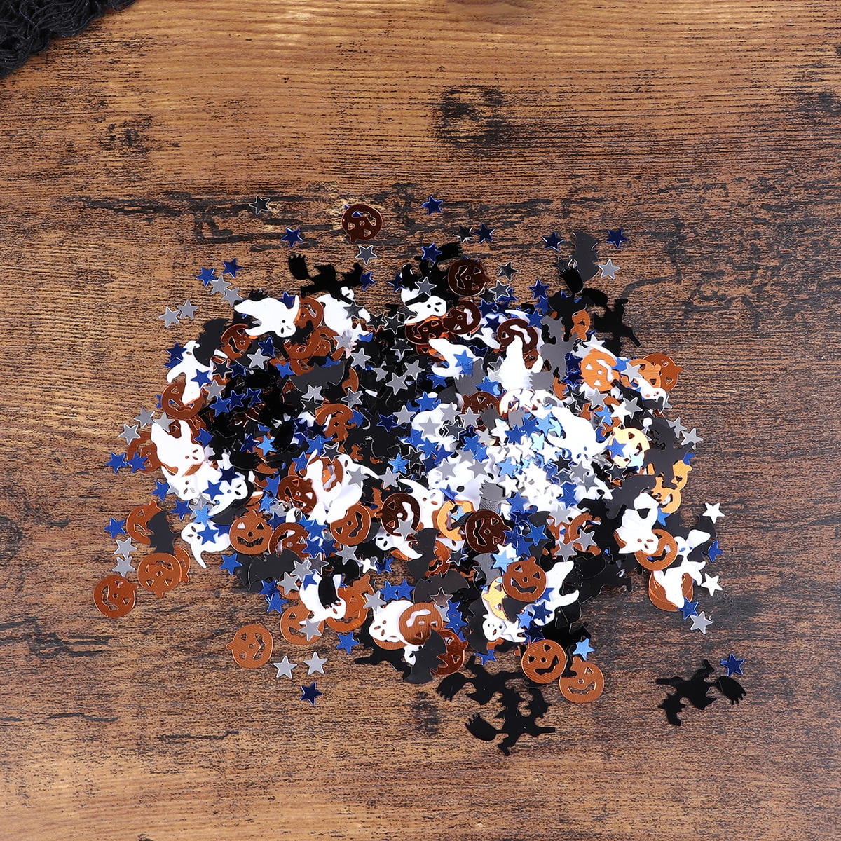 RENACLIPY 6Pack Scary Party Decorations Confetti Assorted Color Pumpkin ...