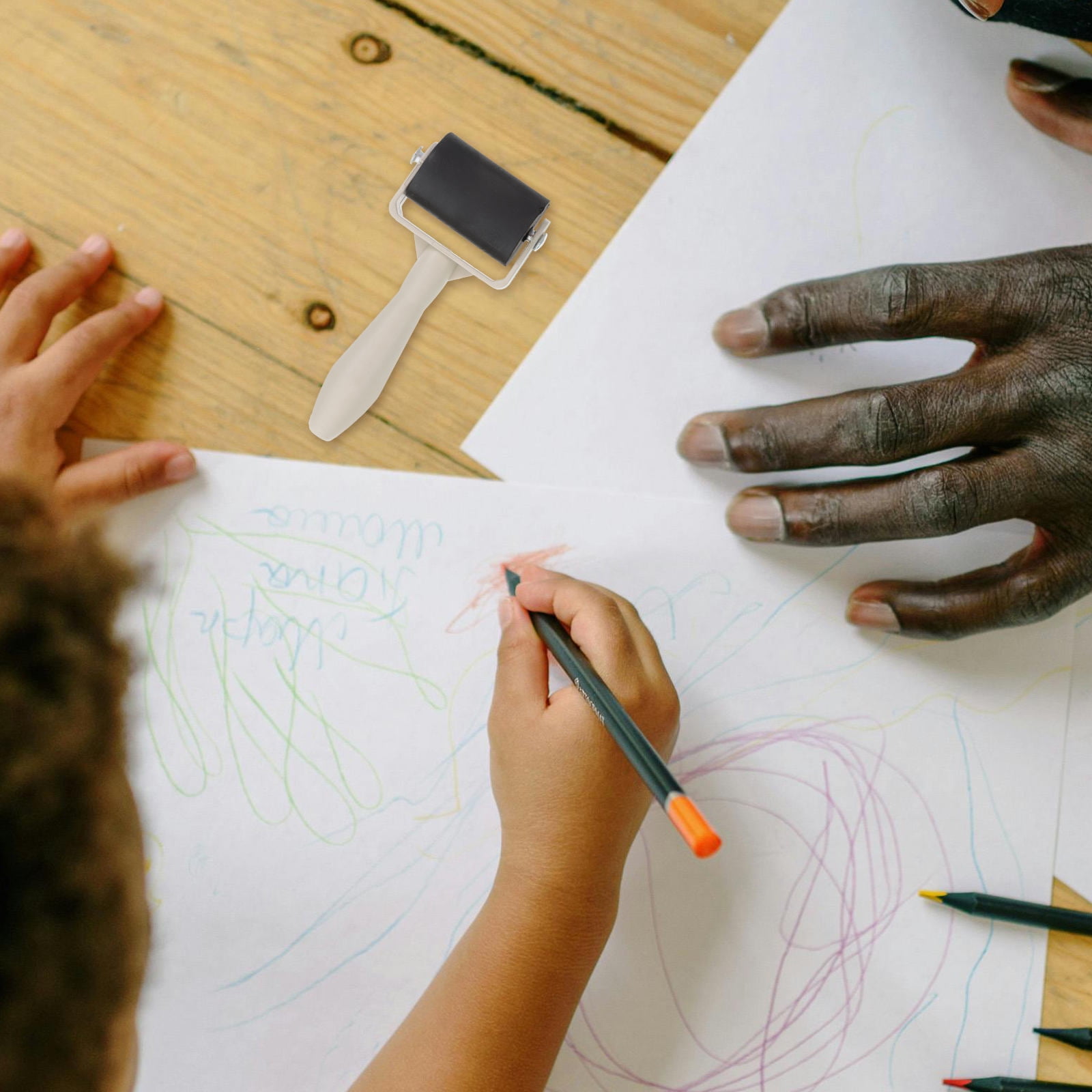 RENACLIPY Rollers Art Craft Printmaking Tool Multi-Functional Durable ...