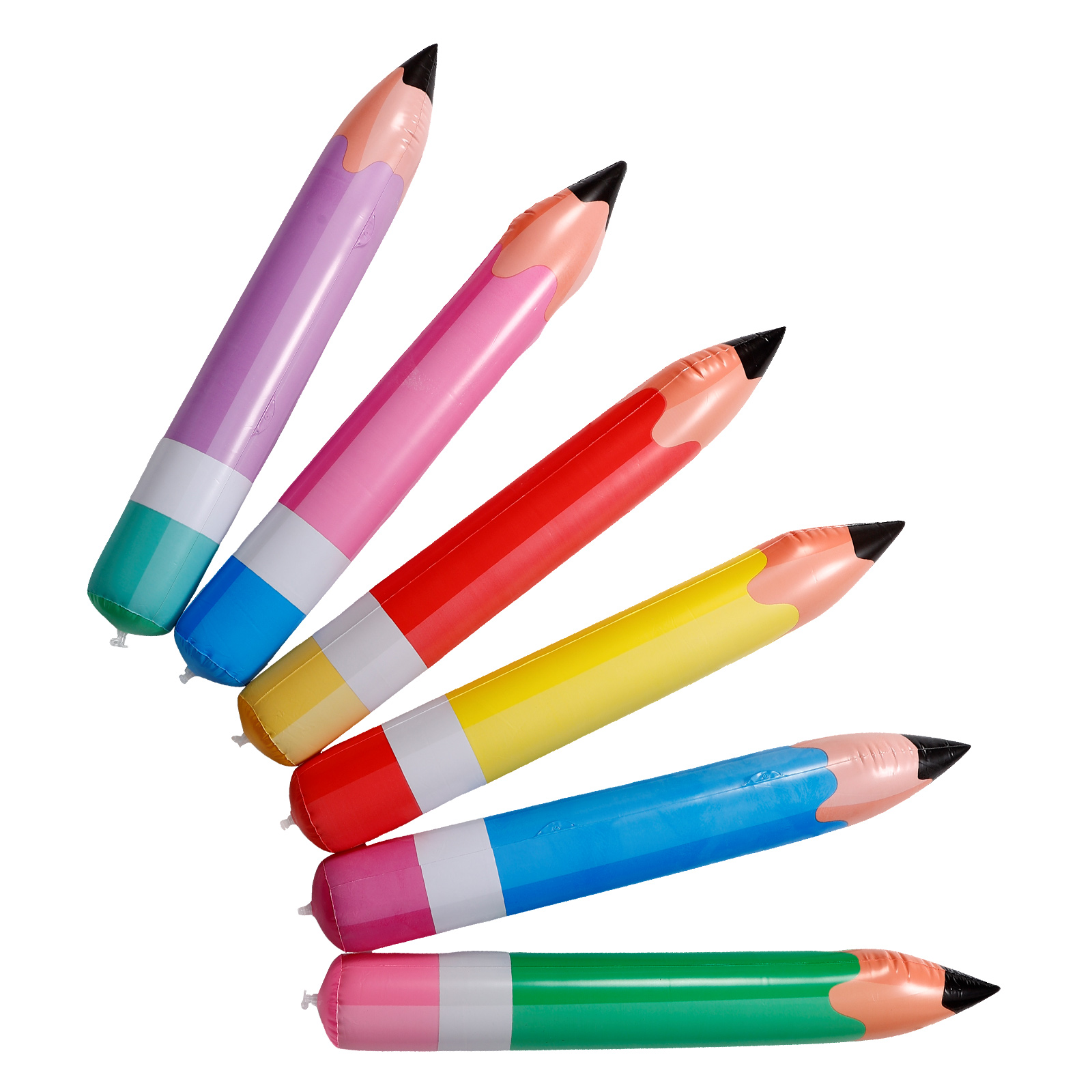 RENACLIPY 6Pcs Decorative Inflatable Pencil Props For Back To School ...