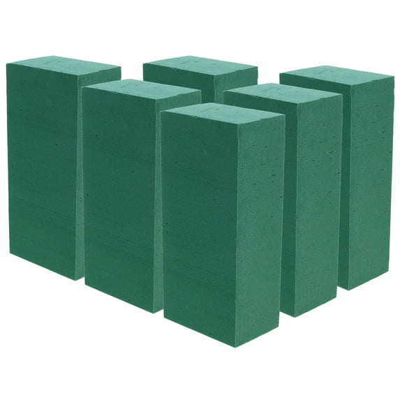 RENACLIPY 6Pcs Flower Mud Base Green Floral Foam Blocks with ...