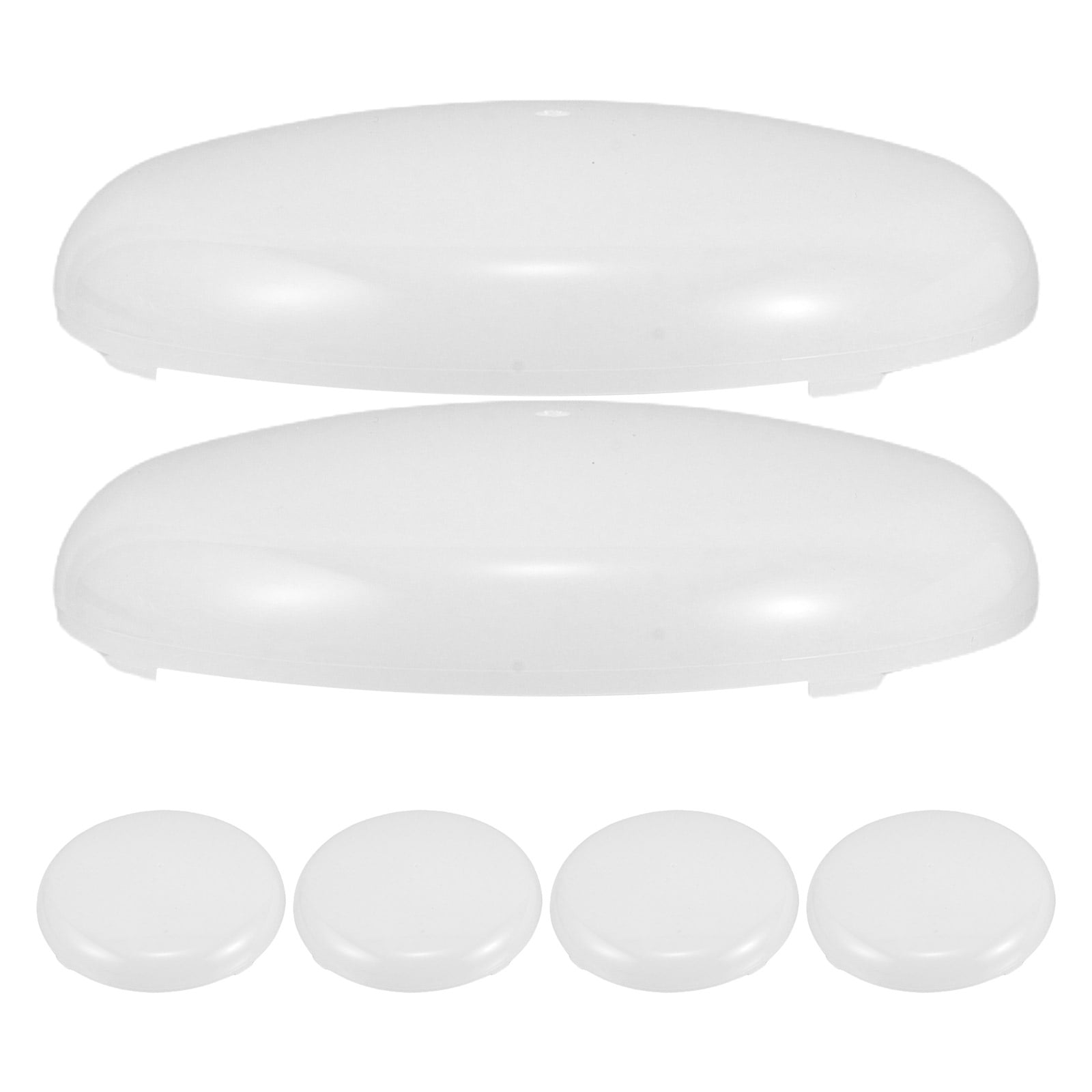 RENACLIPY 6Pcs Round Lampshade Diffuser for Pendants Light Prevent ...