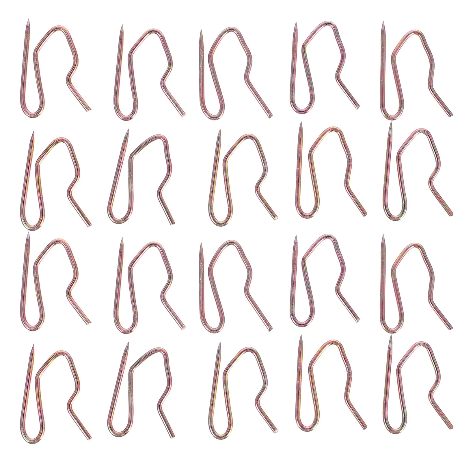 RENACLIPY 750Pcs Golden Iron Alloy Metal Window Curtain Hooks for ...