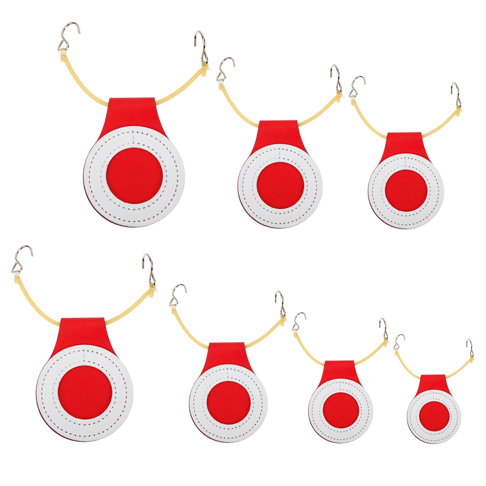 RENACLIPY Range Shooting Targets Assorted Color Super Fiber 7Pack 3.9x2 ...