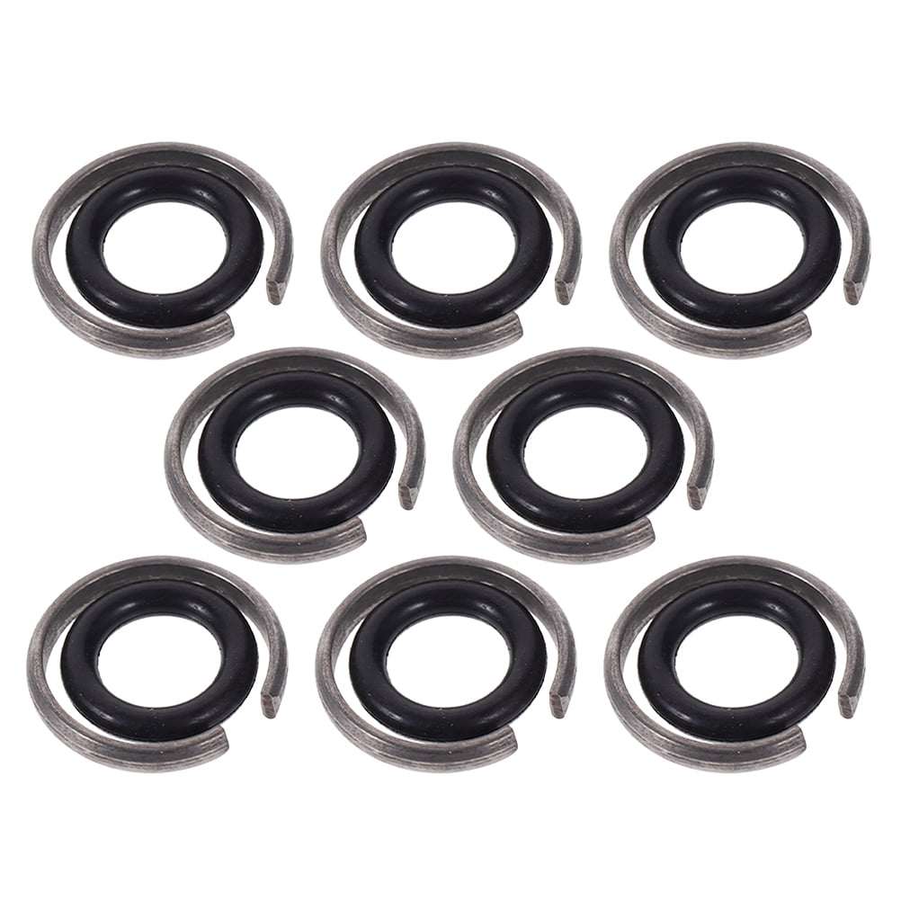 RENACLIPY 8 Sets Friction Clips Impact Wrench Rubber Black for ...