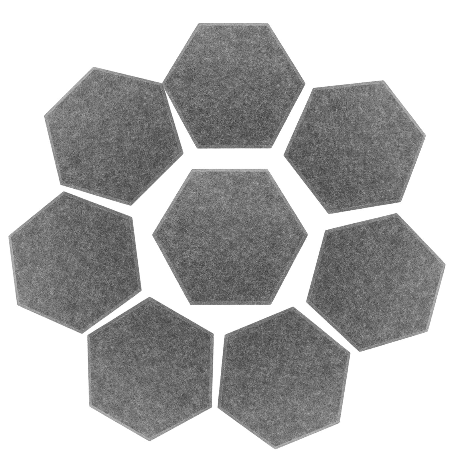 RENACLIPY Noise Reducing Panels 8pcs Modern Felt Decorative Acoustic ...