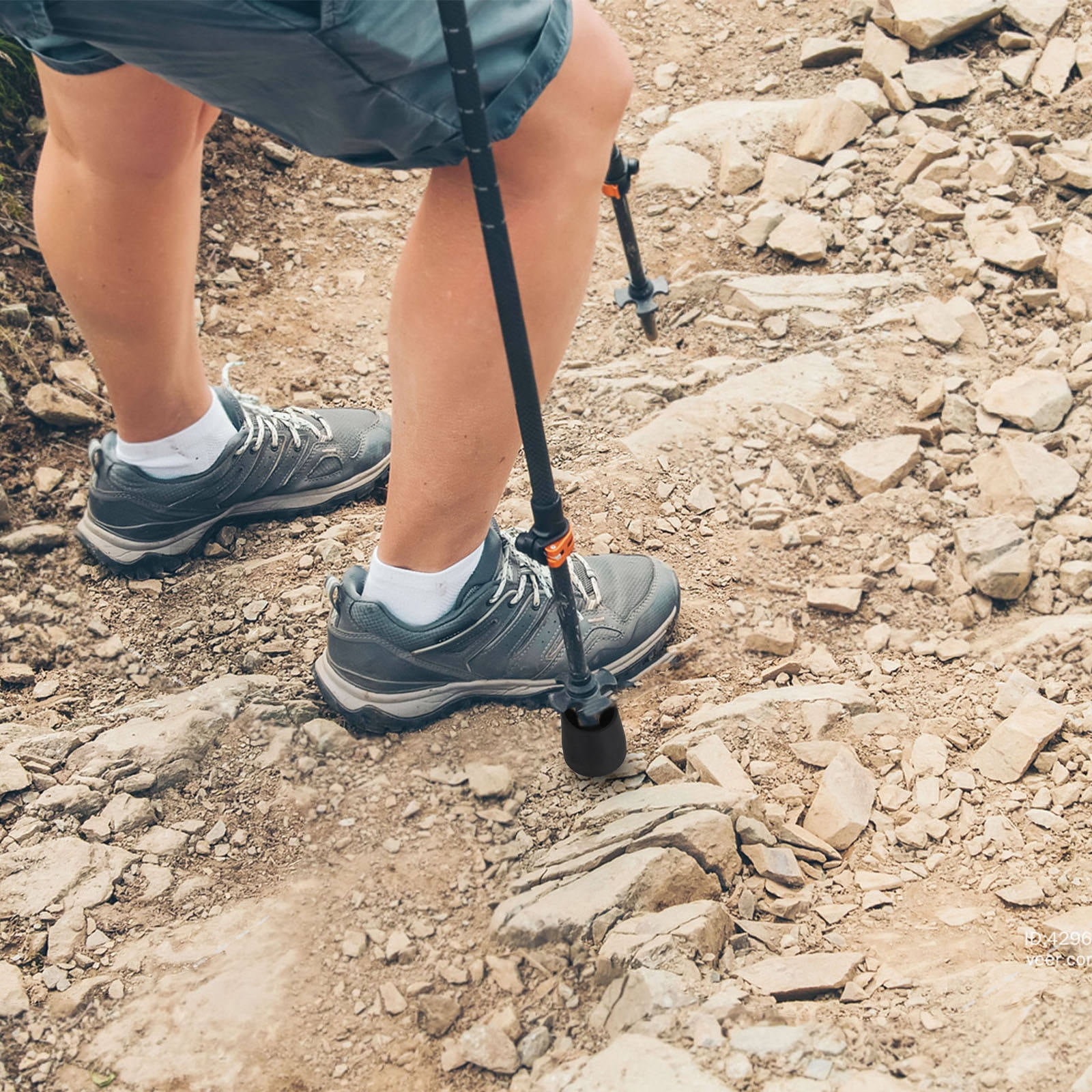 RENACLIPY 8pcs Walking Stick Replacement Tips Trekking Pole Rubber Tips Anti-Slip Chair Leg ...