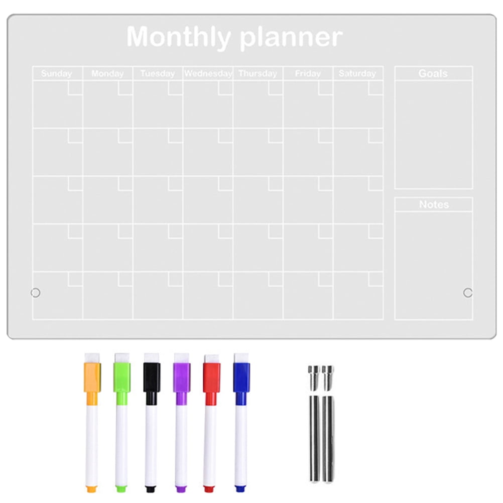 RENACLIPY Back to School Clear Memo Board Desktop Memo Board ...