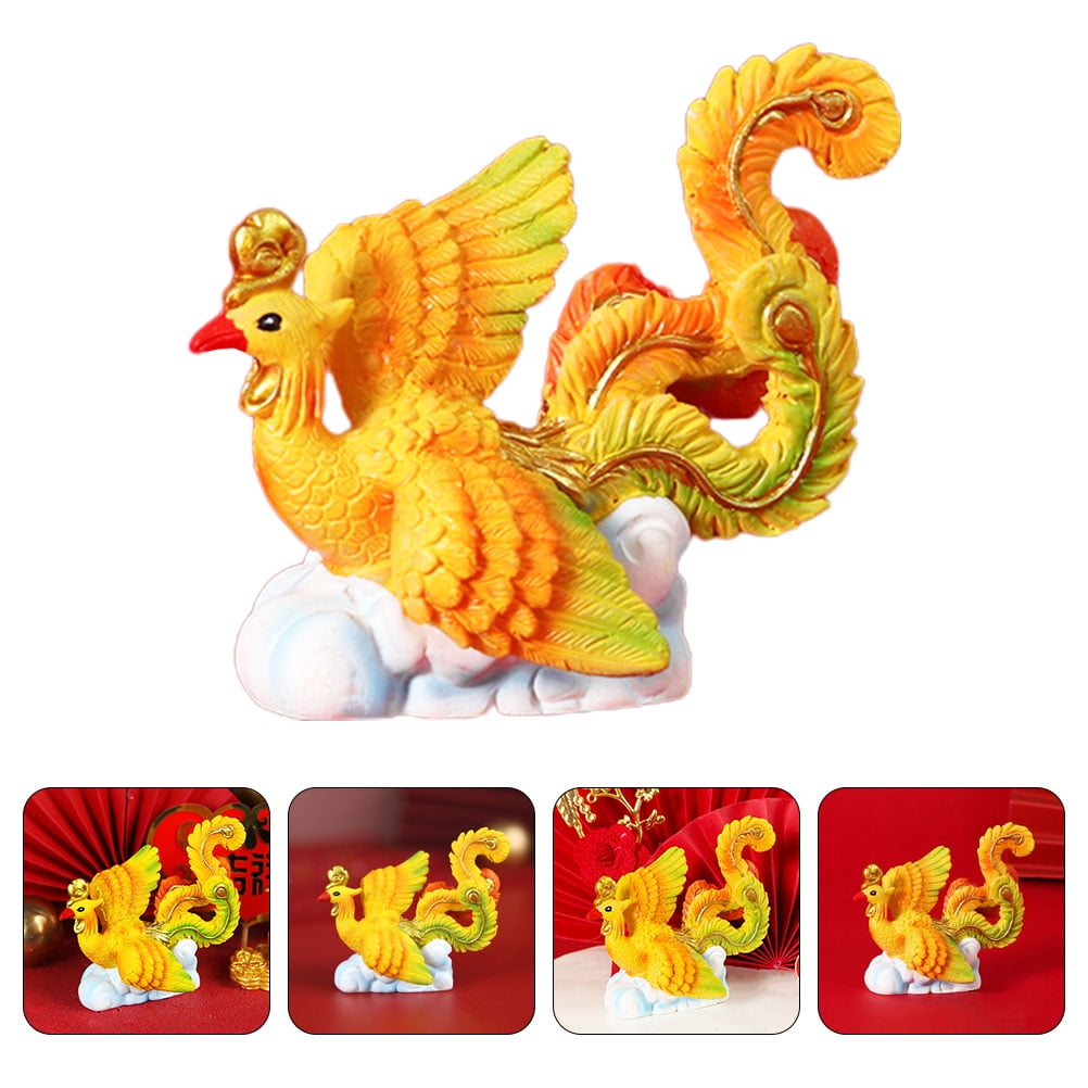 RENACLIPY Ancient Style Cake Topper Decorations Golden Resin Decor 1Set ...