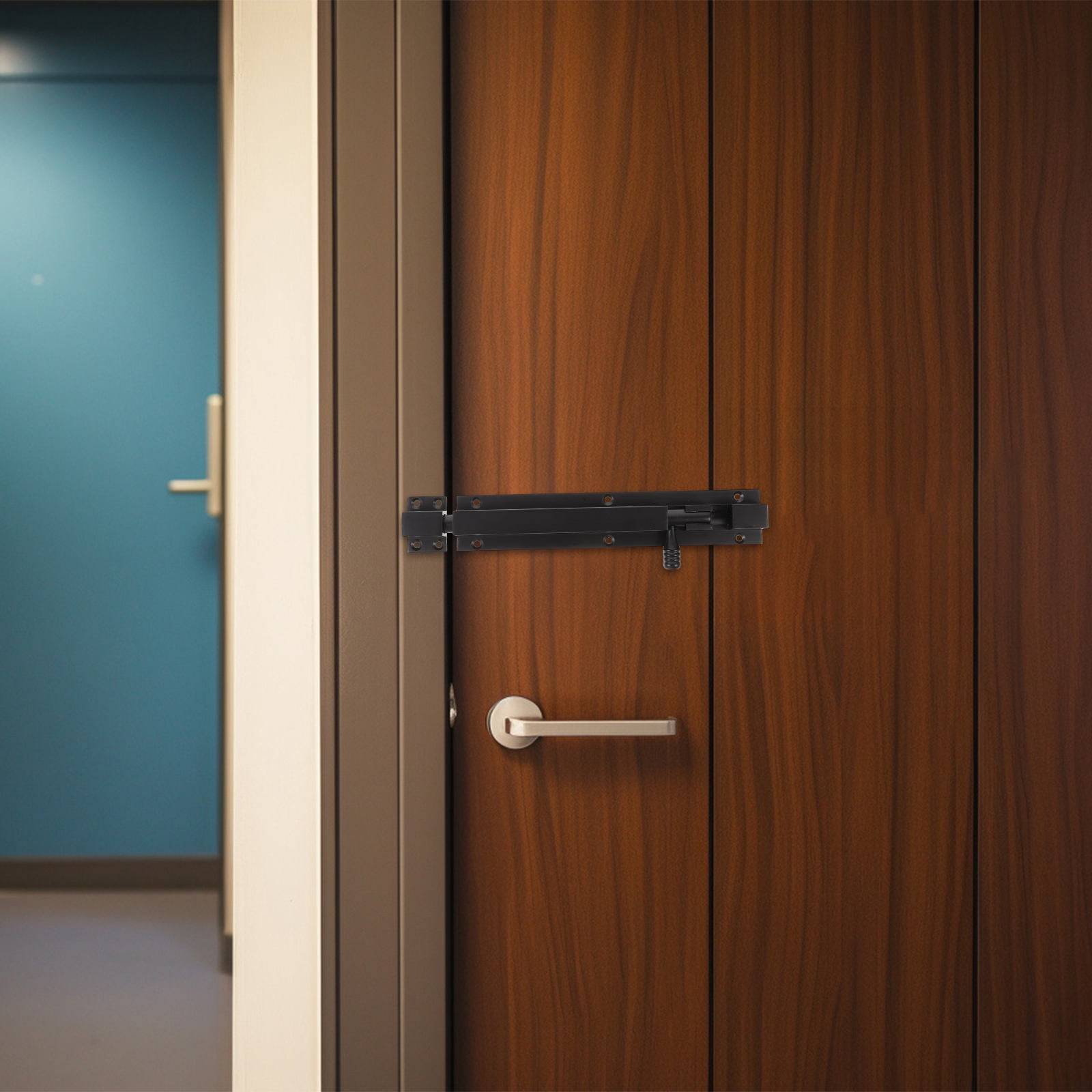 RENACLIPY Sliding Bolt Lock Aluminum Alloy Black Windows 1 Set ...